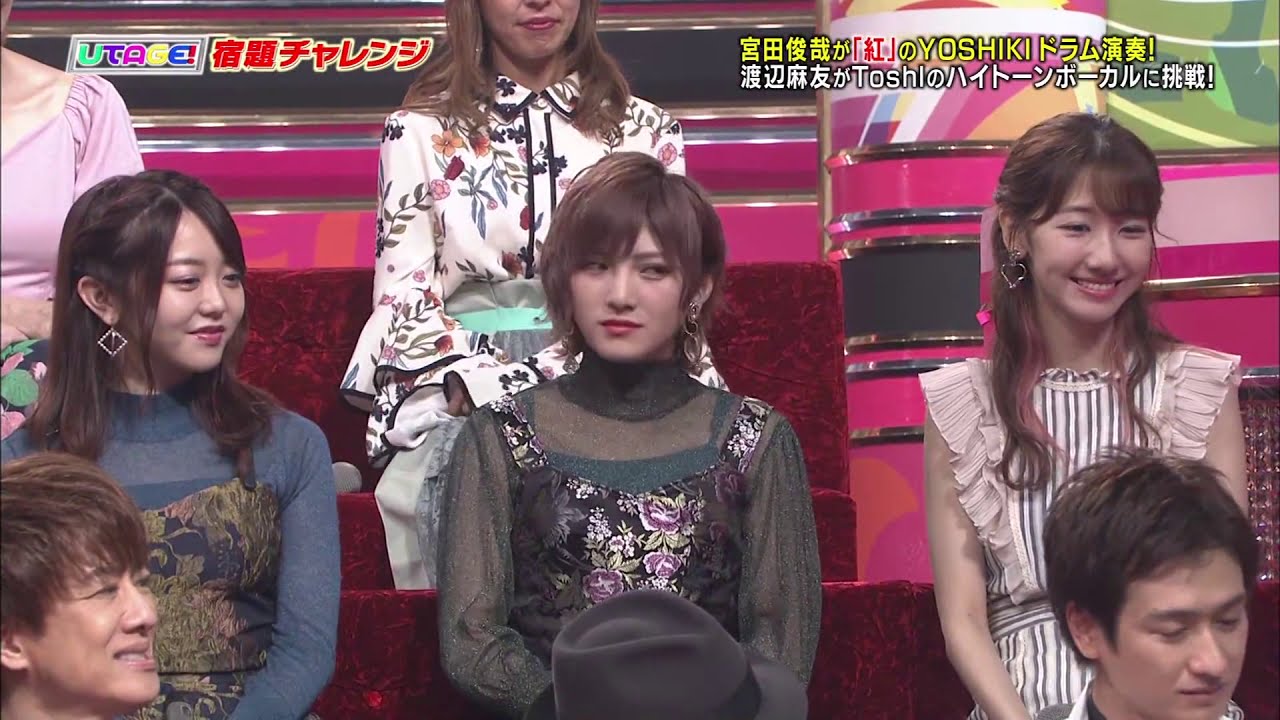 10.13【渡辺麻友x X JAPAN songs】AKB48『紅』on UTAGE! (HD) Part 2 - YAYAFA