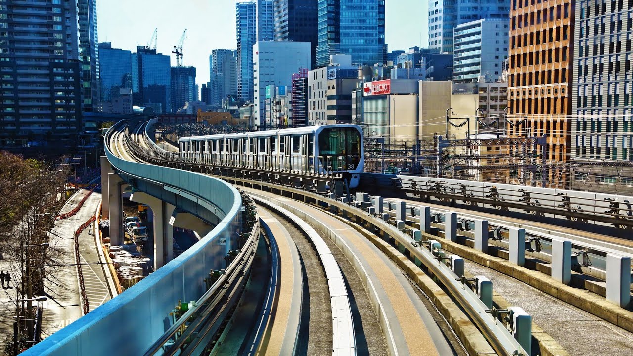 🔴 JAPAN LIVE TRAIN 24/7 & Cab Ride Yurikamome Line Tokyo, Train Live ...