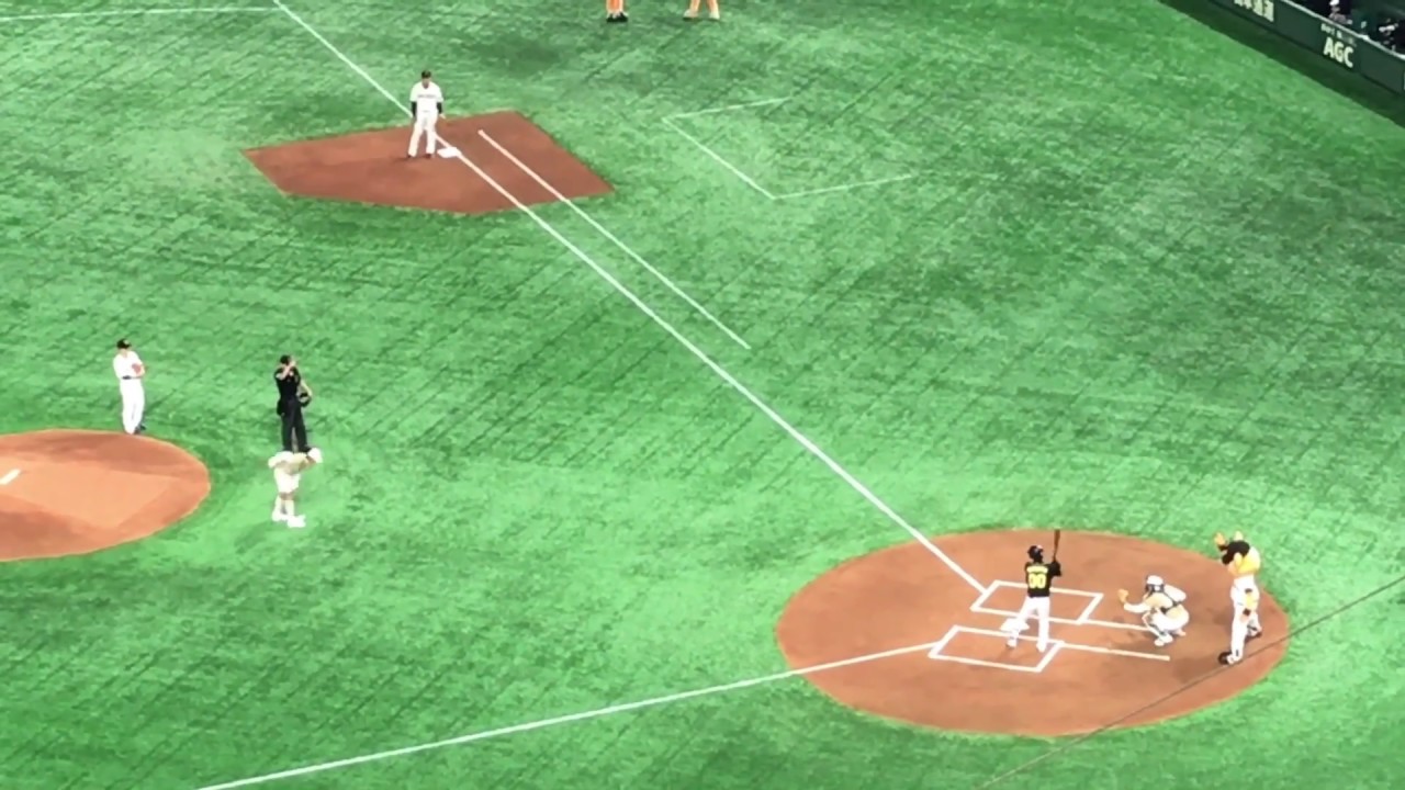 ソフトボール上野由岐子の始球式がめっちゃ速い【巨人vs.阪神 2019/4/4】 - YAYAFA