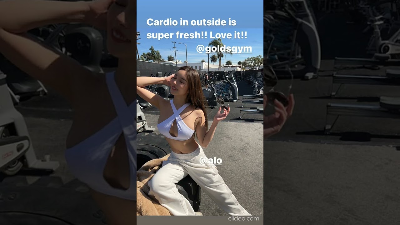 Instagram riregram workout on GOLD'S GYM VENICE 04032022 - YAYAFA