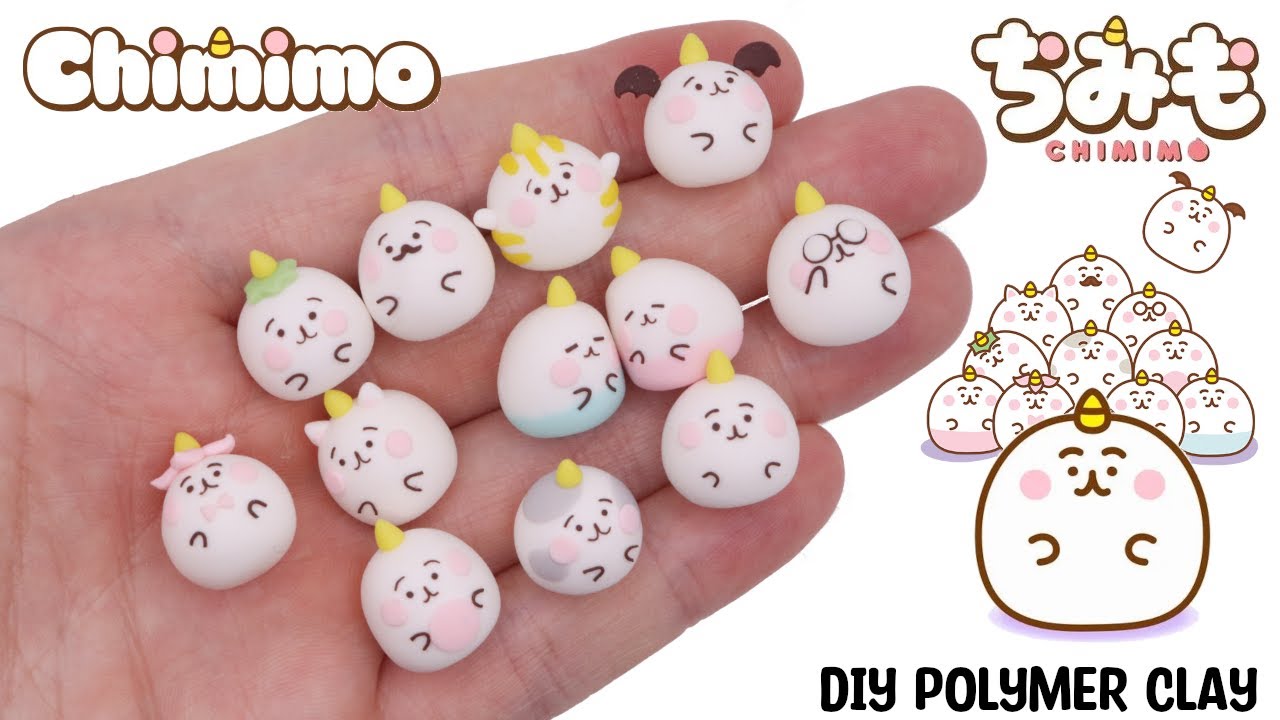How to DIY 12 Chimimo (ちみも) Polymer Clay Tutorial - YAYAFA