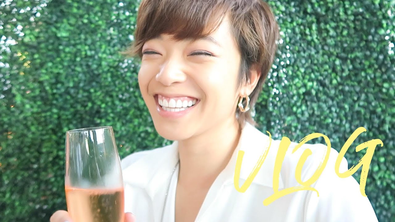 LA VLOG|Sesame milk tae?,amazing Italian food with my big star friend, prepare audition ...