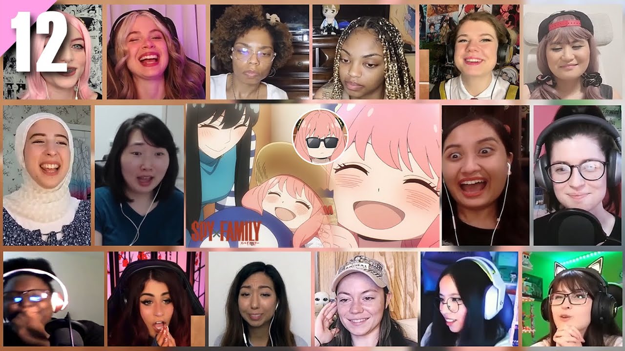[Girls React] Spy X Family Episode 12 Reaction Mashup | スパイファミリー - YAYAFA