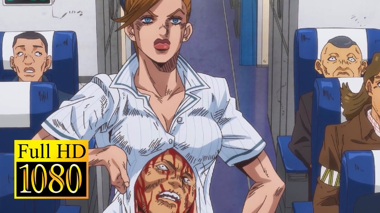 Jolyn and Ermes crash | Stone Ocean Ep 28 | JoJo's Bizarre Adventure Part6 - YAYAFA