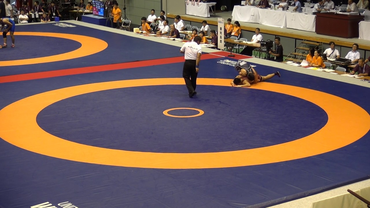 2017年 レスリング男子 74kg級 結城隆登 x 今村大地 2回戦 - YAYAFA
