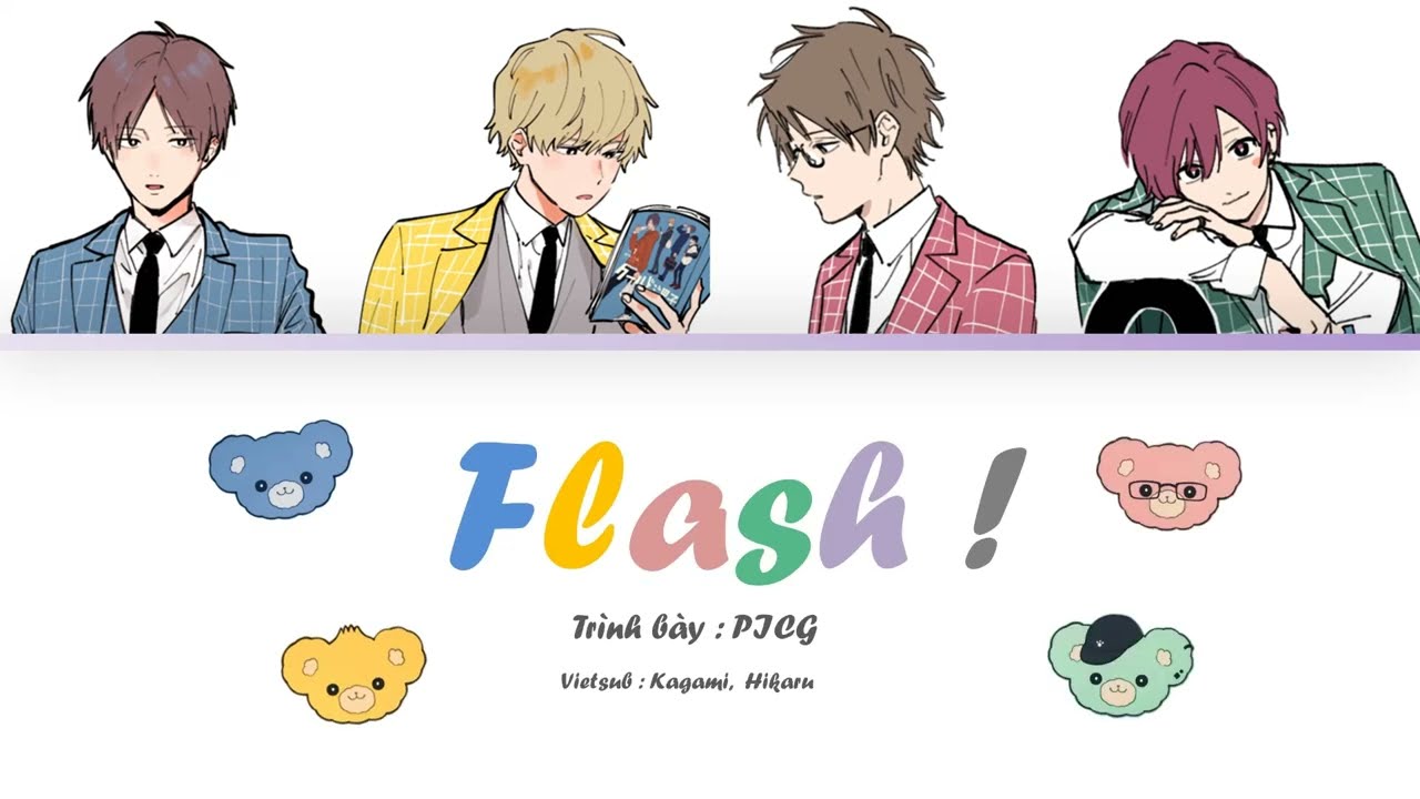 [ VIET|ENG|KAN ] PICG - Flash! | Cool Doji Danshi ( Play it cool Guys ) ED - YAYAFA