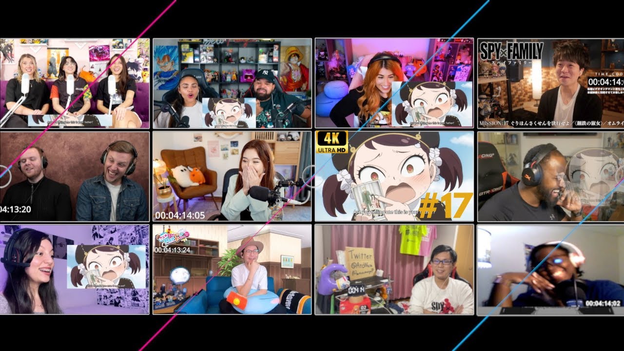 SPY X FAMILY EPISODE 17 Reaction Mashup | スパイファミリー リアクション - YAYAFA
