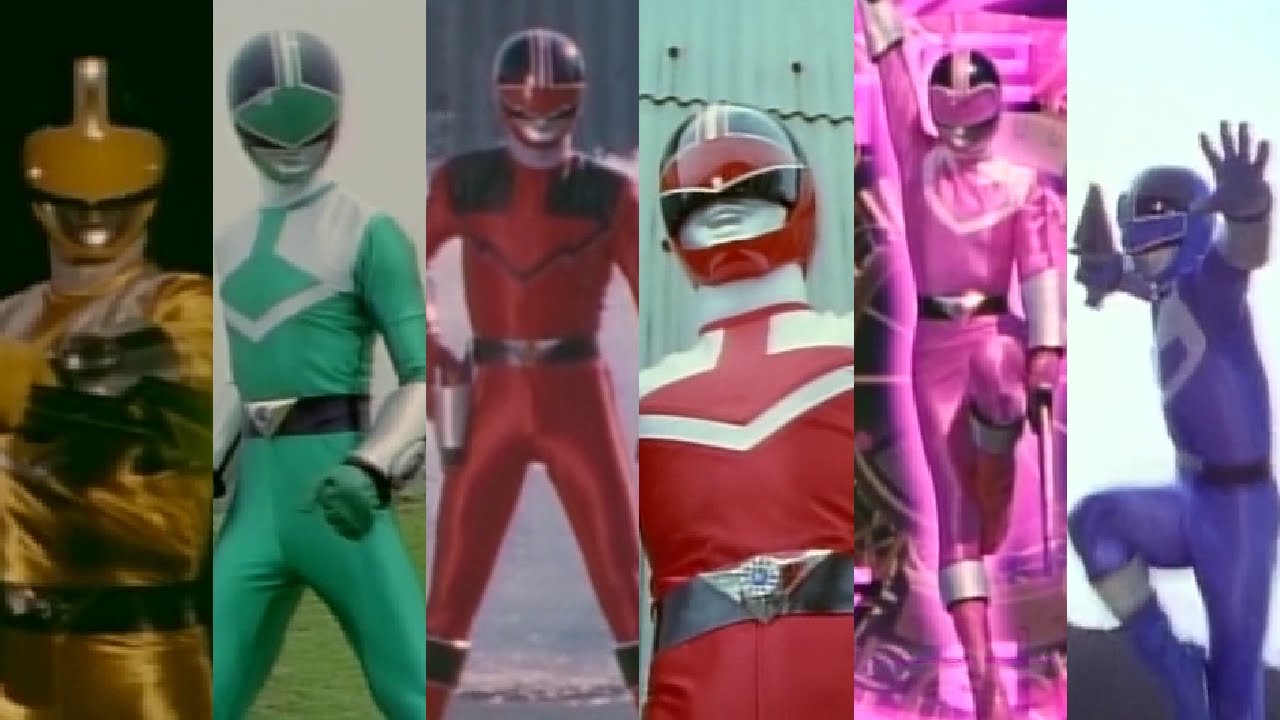 Mirai Sentai Timeranger - Each Ranger's Henshin/Transformation - YAYAFA