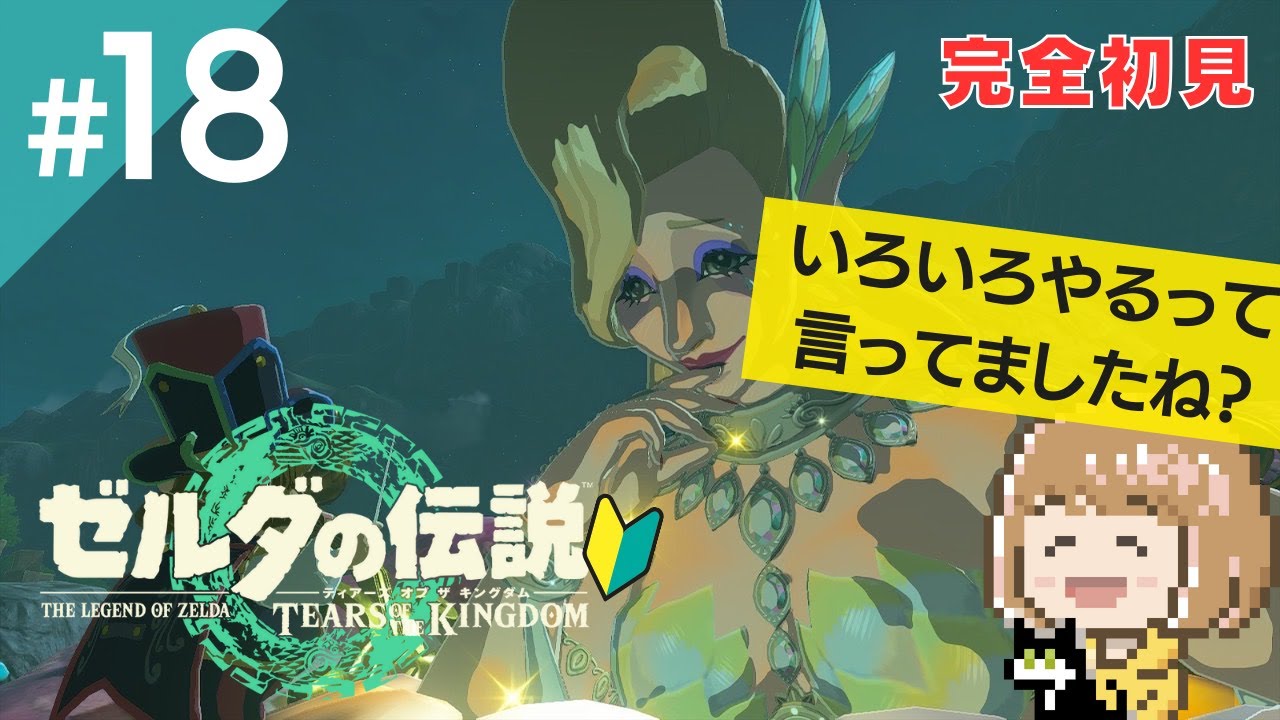 #18 壮大な冒険の始まり【ゼルダの伝説 ティアーズオブザキングダム】※完全初見 - YAYAFA