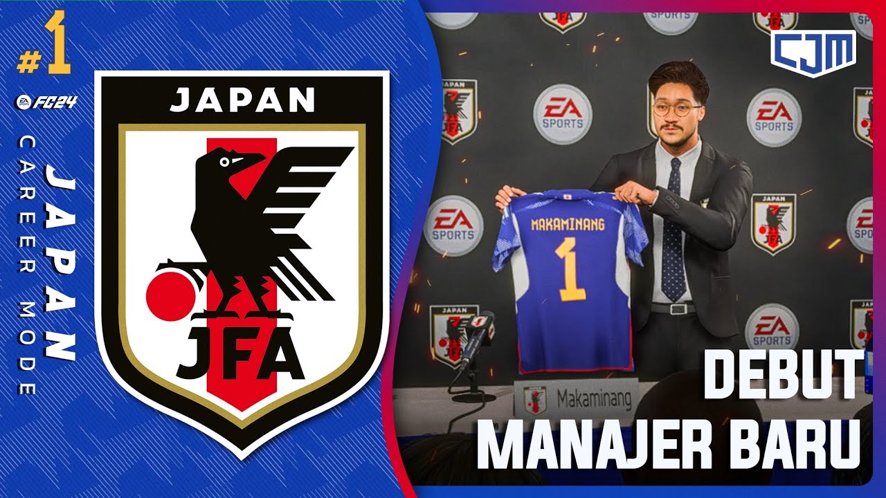 FC 24 Japan Career Mode | Debut Calvin Makaminang Sebagai Manajer Baru Jepang #1 - YAYAFA