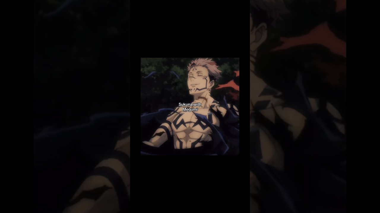 Sukuna with Megumi vs Sukuna without Megumi #anime #funny # ...