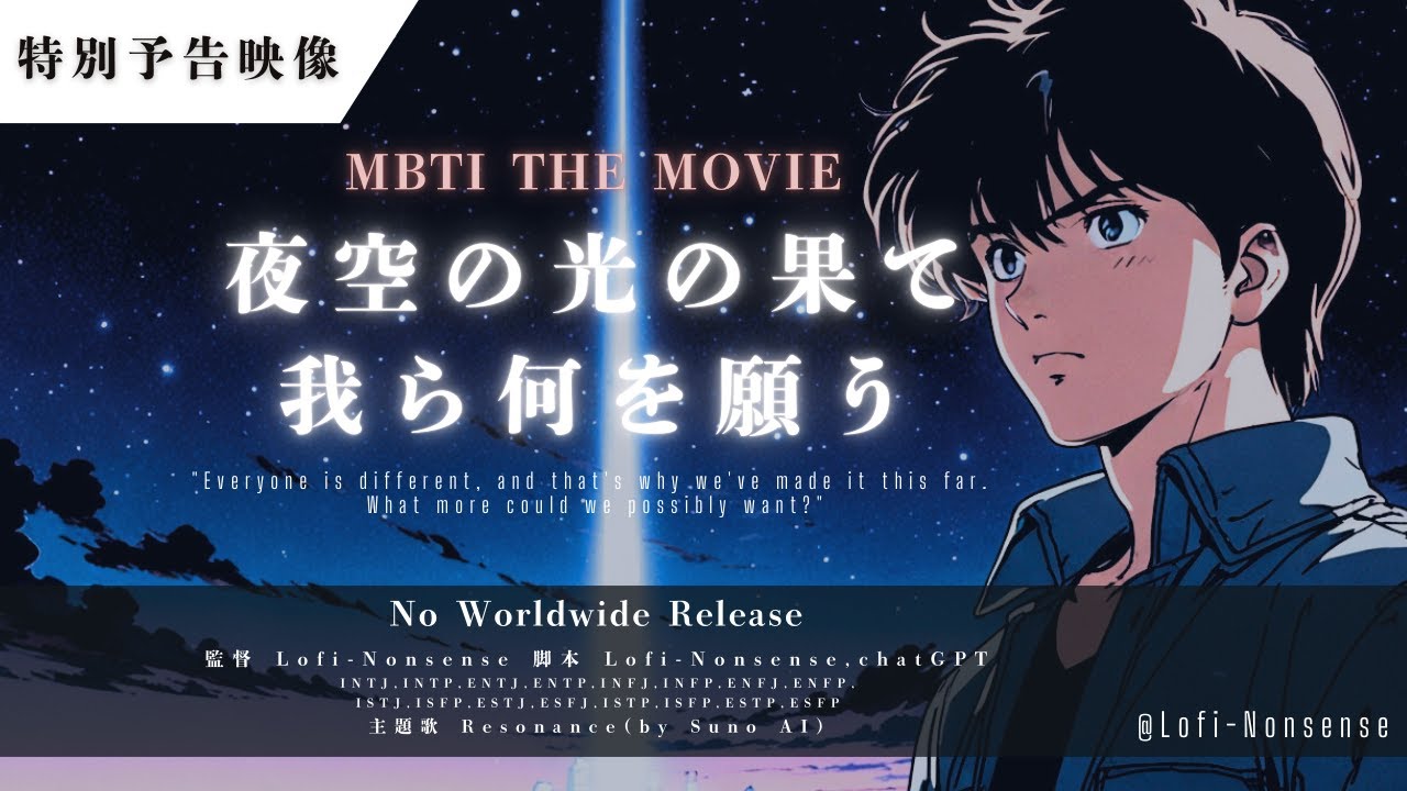 MBTI the Movie 🎞️ 映画予告映像：大人の本気遊び（公開されることはありません）AI short film offical ...