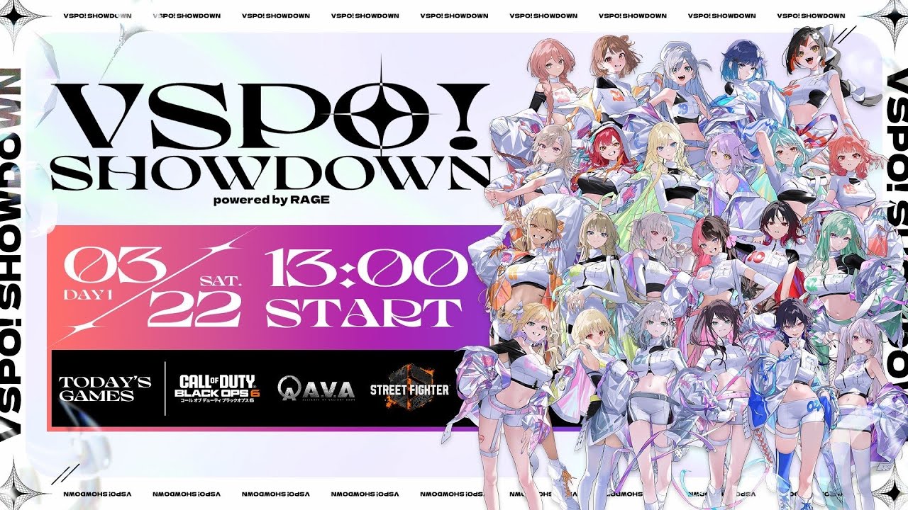 【Day1】VSPO! SHOWDOWN powered by RAGE - YAYAFA