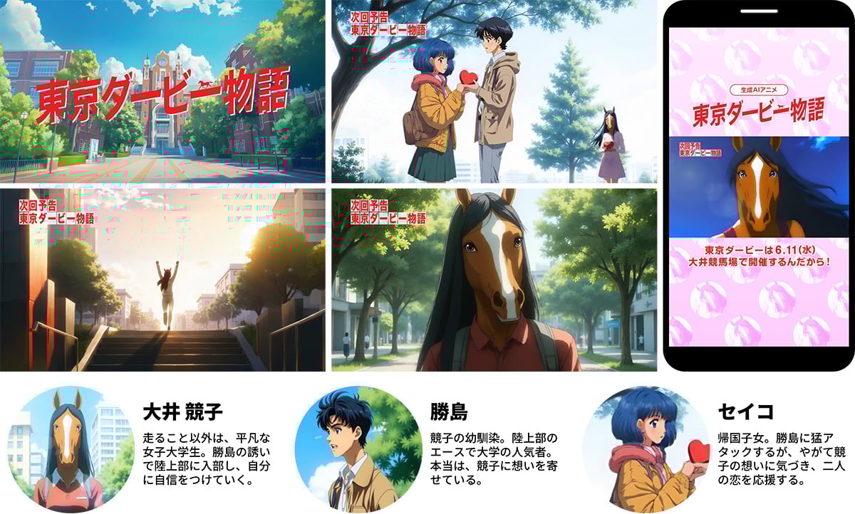 最新技術を活用したWEB CMシリーズの新展開！「生成AIで競馬CMつくってみた・第2弾 –東京ダービー篇–」を公開！ | News - YAYAFA