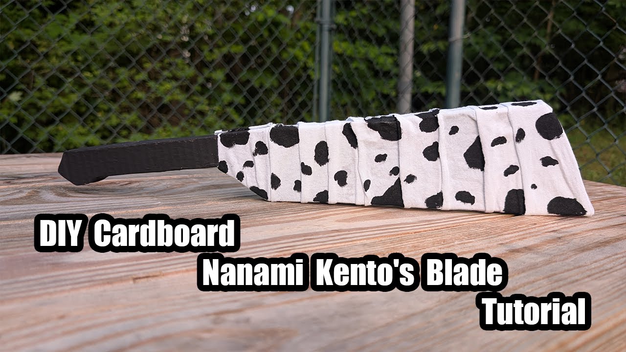 DIY Cardboard Nanami's Kento's Blade | Tutorial - YAYAFA